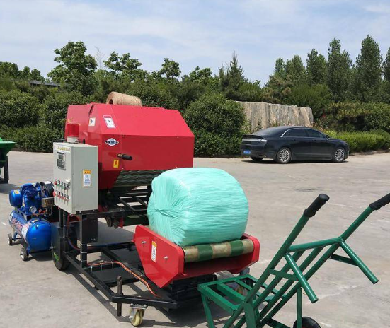 Bale Wrapping Machine - Rice Mill Machine,Agricultural Machinery - Anon ...